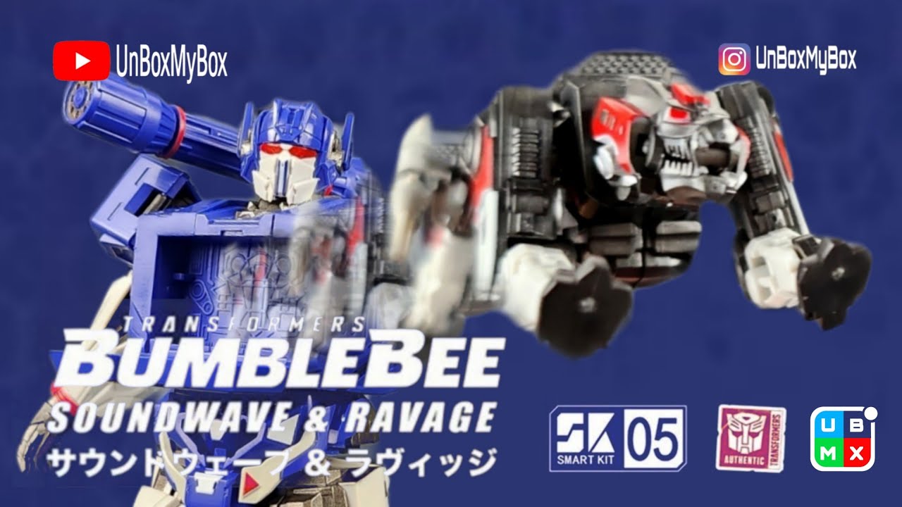 [UNBOXING] SOUNDWAVE & RAVAGE TRUMPETER TRANSFORMERS BUMBLEBEE THE ...