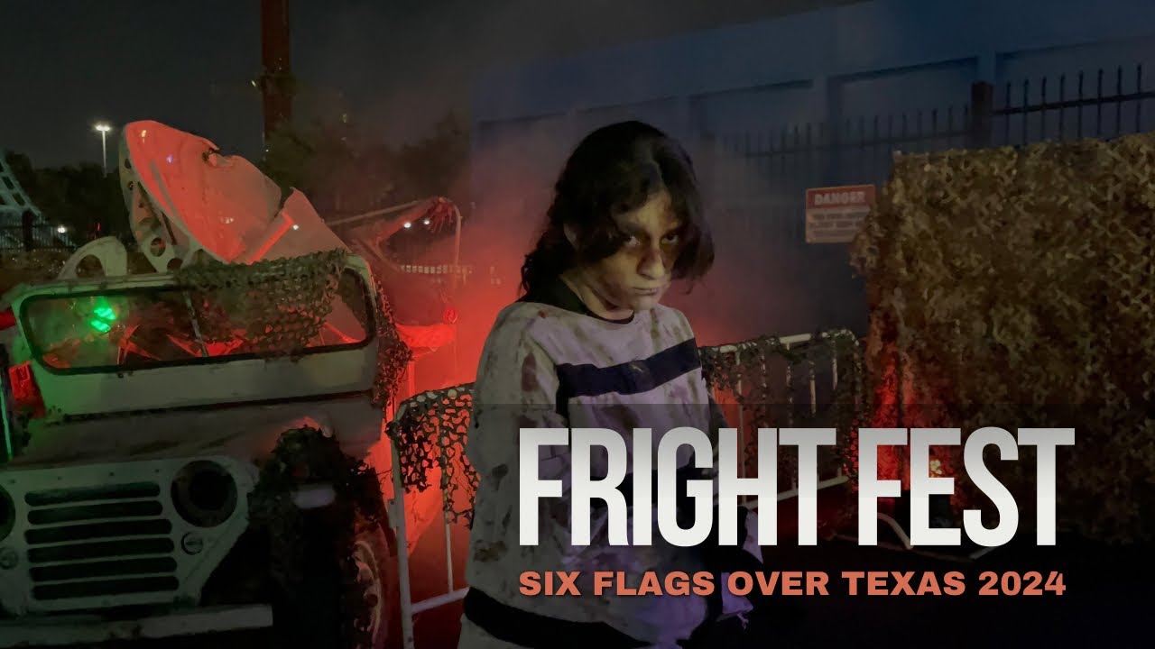 Zone 6 Scare Zones of Zombies at Six Flags Fright Fest - YouTube