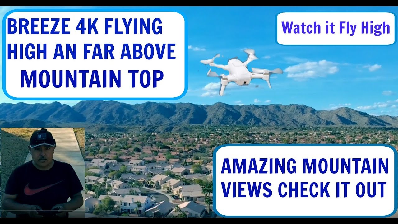Yuneec Breeze 4K Distance & Height Test / Height an Distance Test - YouTube