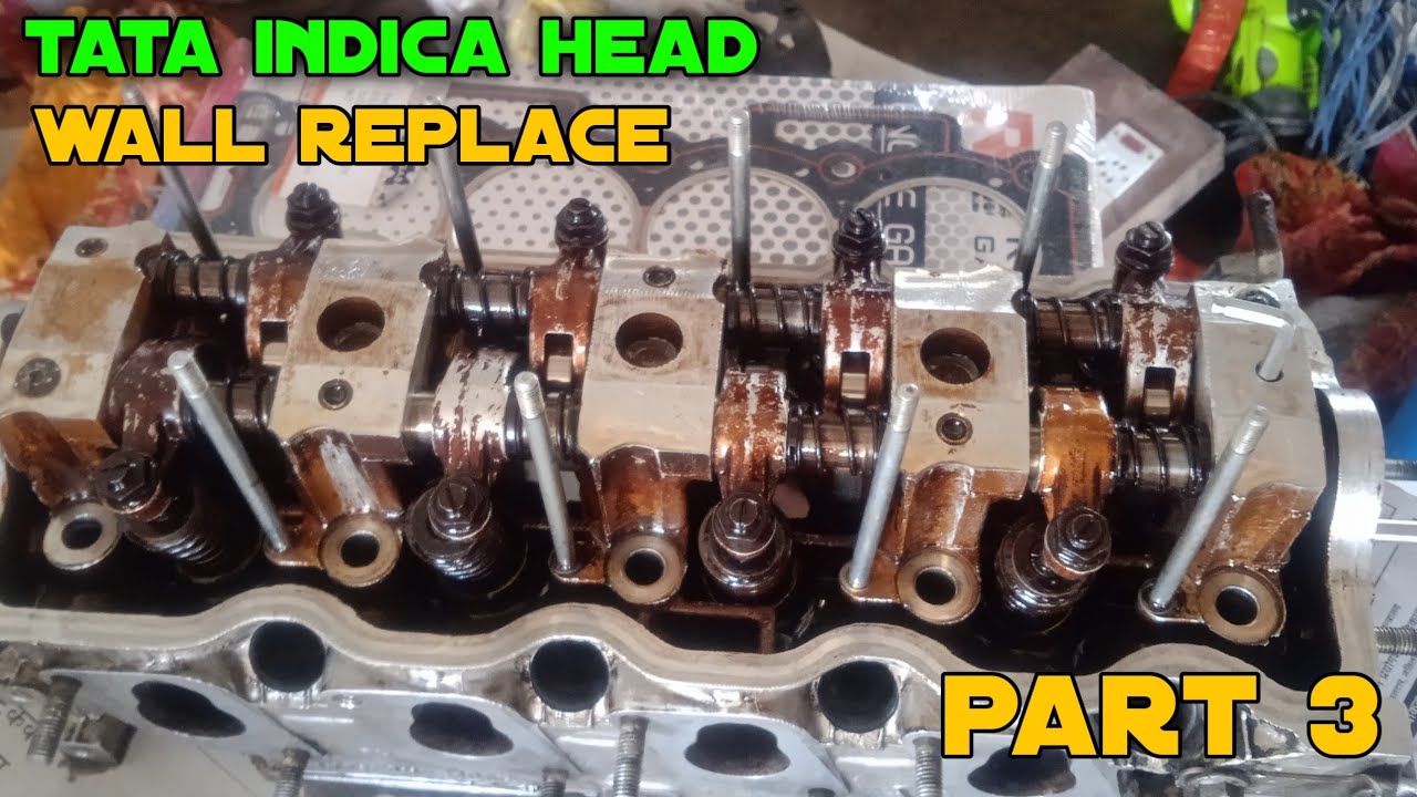 tata indica head wall replace and typhoid setting - YouTube