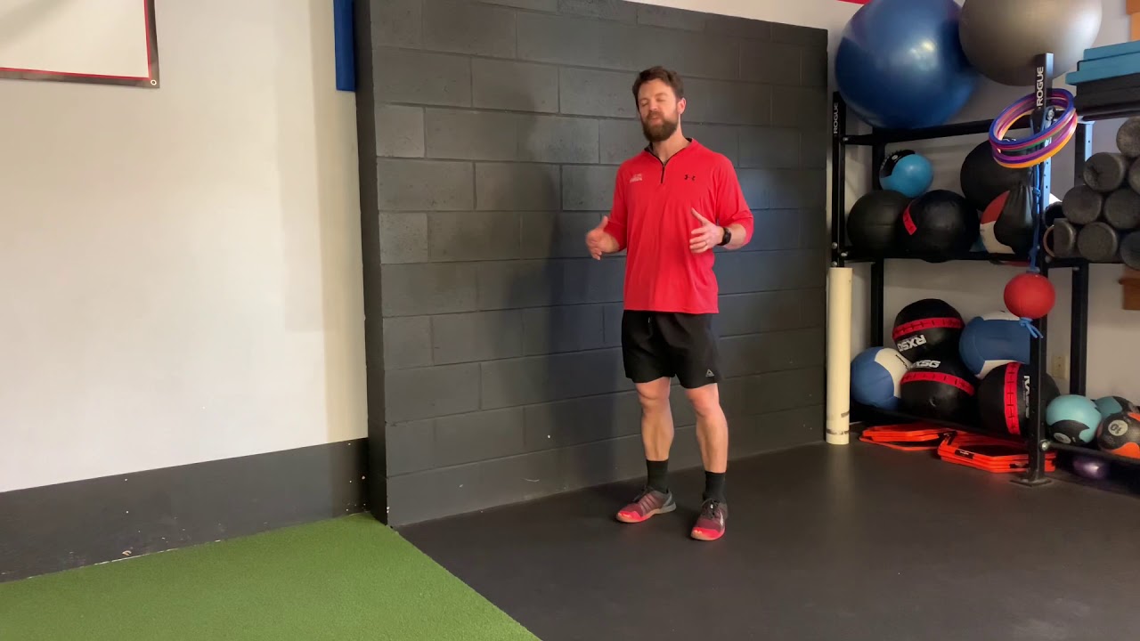 Step Overs - Wall Assisted (Hip Lock) - Running Mechanics - YouTube