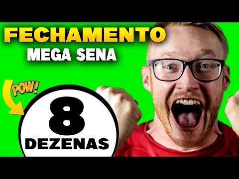 Como ganhar na mega sena? FECHAMENTO COM 8 DEZENAS ( 2021)