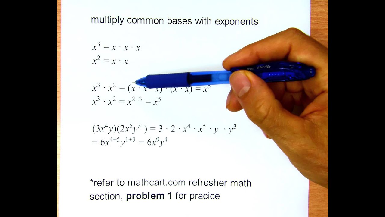 Multiply Common Bases With Exponents YouTube multiply-common-bases-with-exponents-youtube