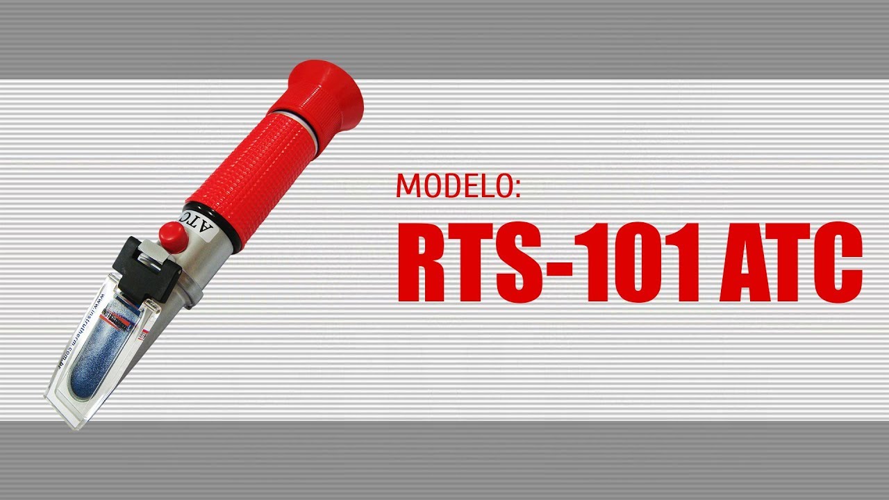 SALINÔMETRO / REFRATÔMETRO (P/ ÁGUA SALGADA) Mod. RTS-101 ATC da ...