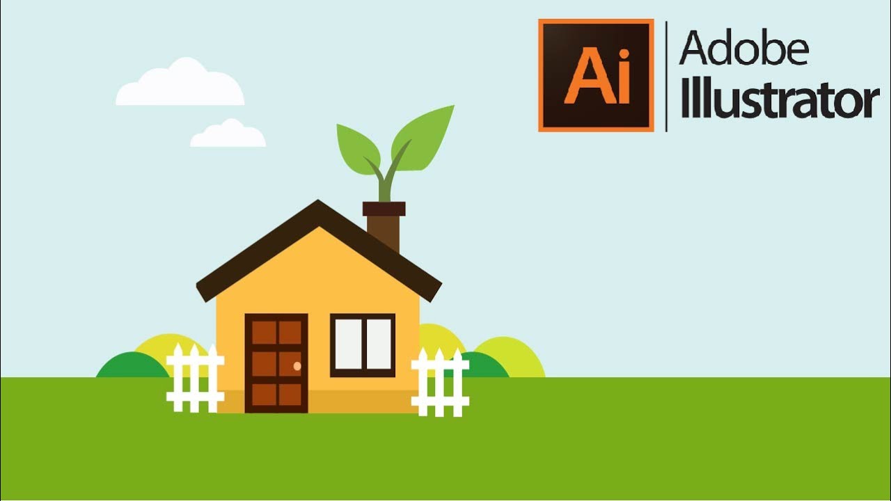 Beautiful vector design in Adobe Illustrator - YouTube