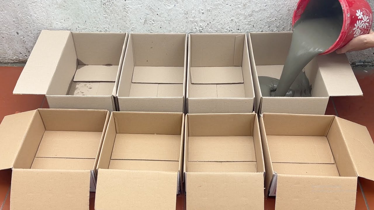 Wow - Amazing Ideas . HowTo Make Coffee Table And Flower Pots From ...