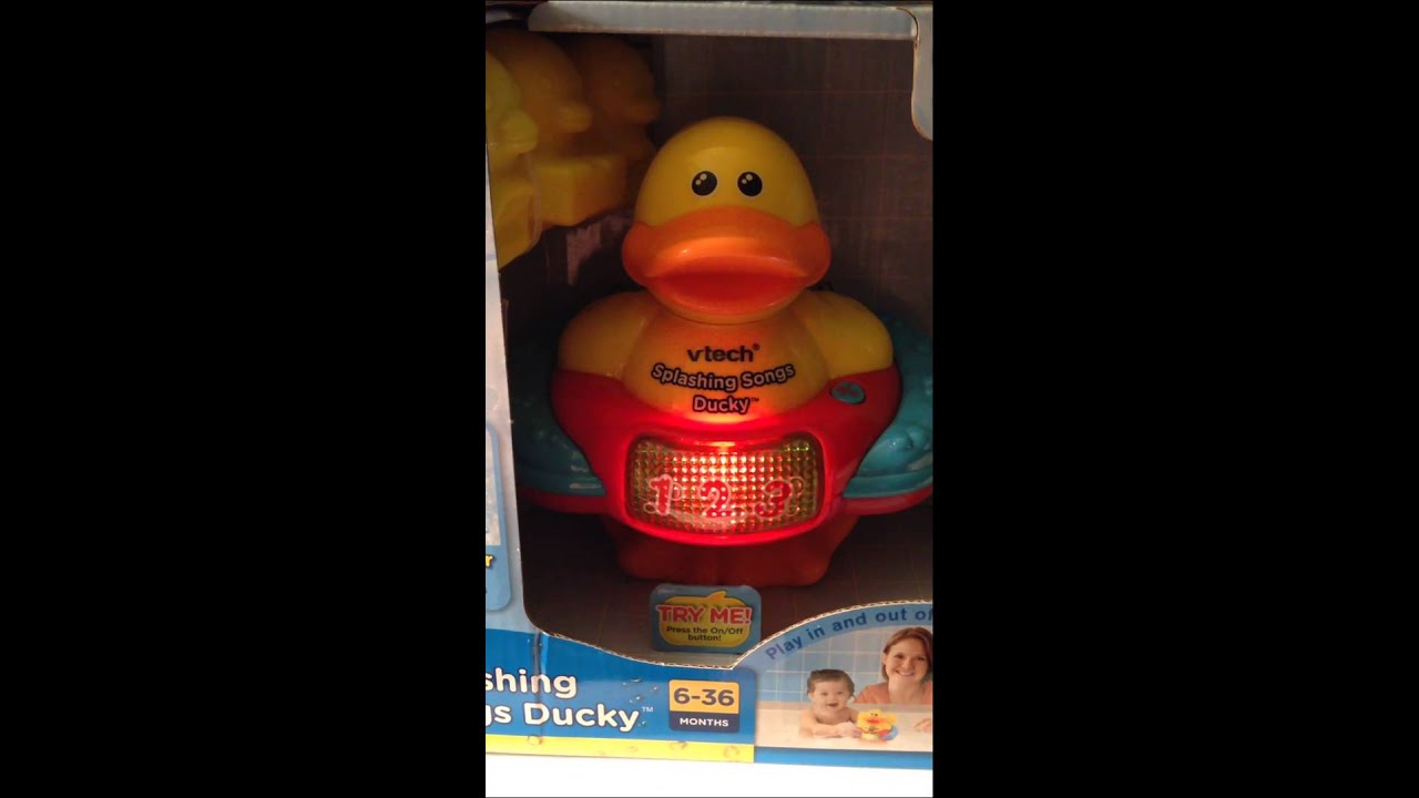 Vtech splashing songs ducky - YouTube