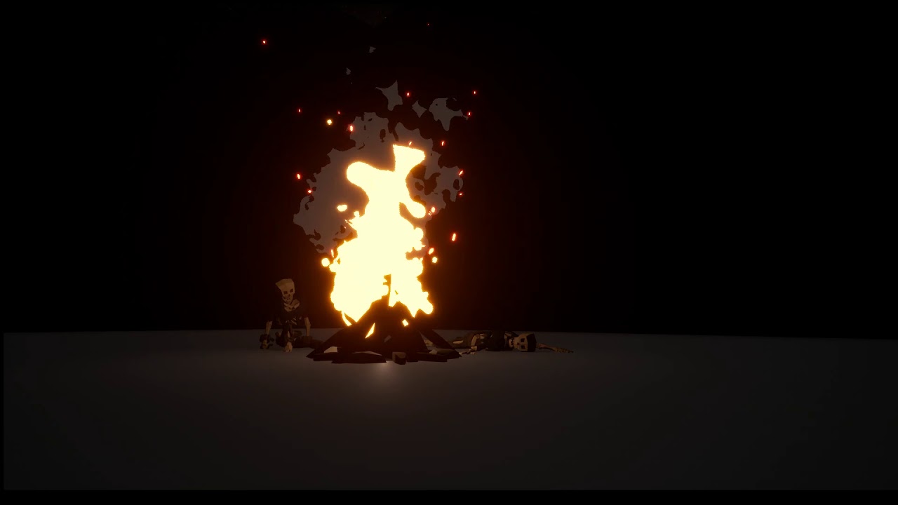 VFX UE4 - Stylized Fire - YouTube