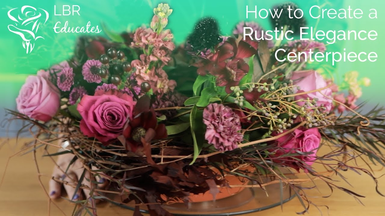 How To Create a Rustic Elegance Centerpiece - YouTube