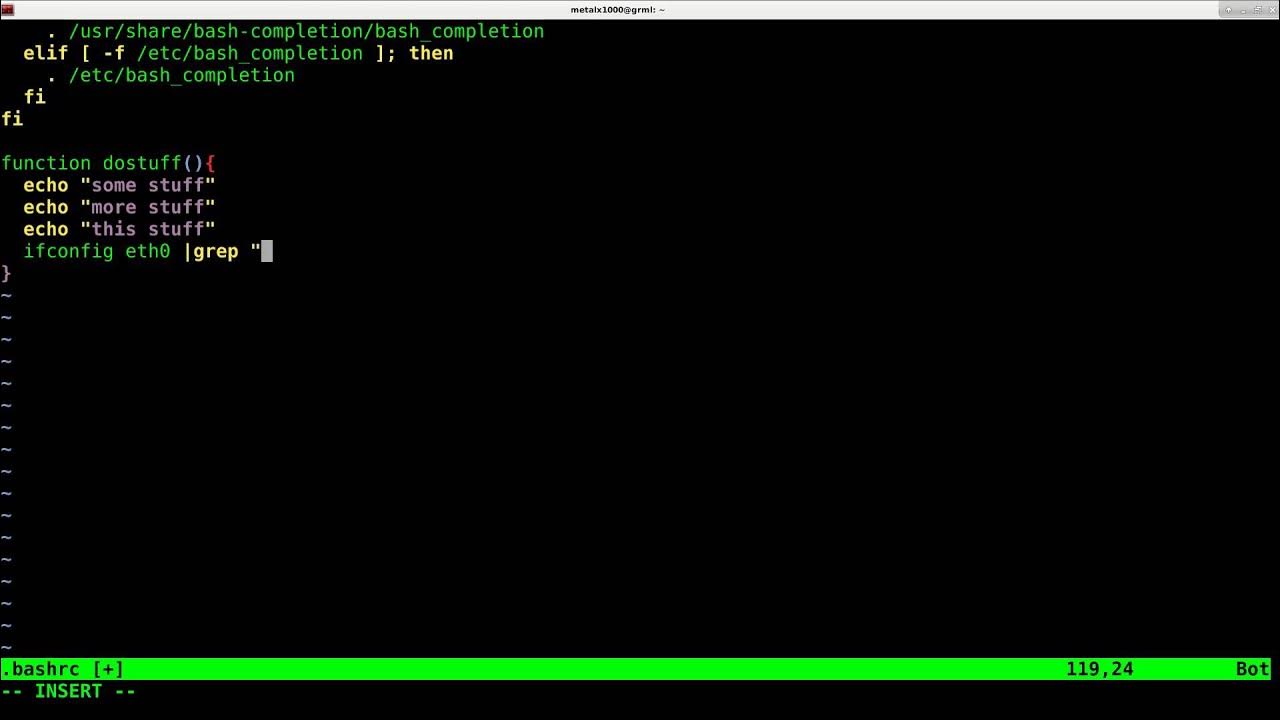 Make Your Own Linux Shell Commands with Functions Shell Tutorial - YouTube