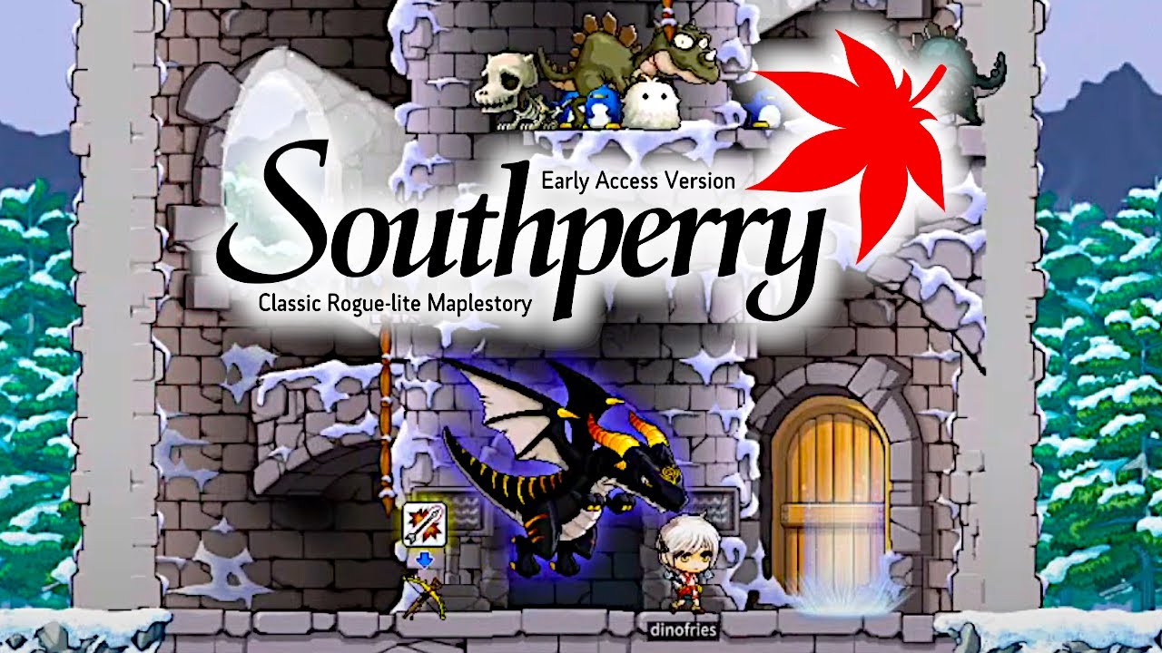 new southperry update (old school maplestory classic roguelike) - YouTube