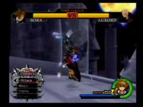 KH2 Luxord Boss Fight(English)(Proud) - YouTube