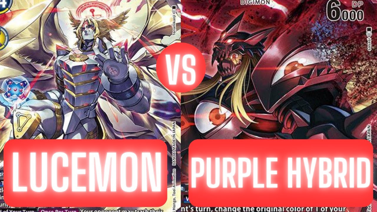 These New Purple Decks Go Hard! Lucemon vs Purple Hybrid! | BT18/19 ...