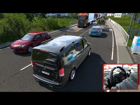 VIP Mercedes Benz Vito V250 - Euro Truck Simulator 2 [ Logitech G29 ]