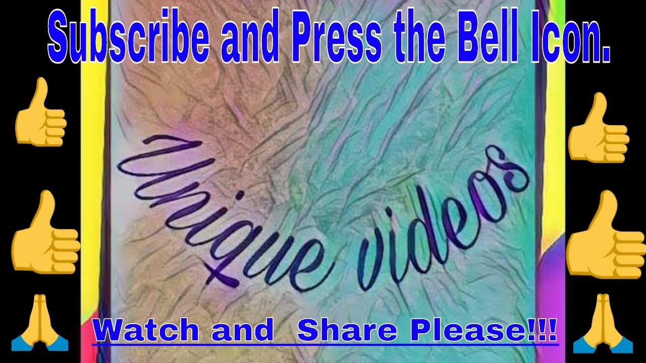 Welcome to My YouTube Channel | #uniquevideos Intro video | by unique ...