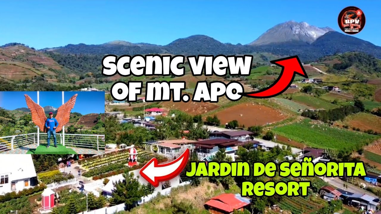 scenic view of mt. apo at Jardin de Señorita kapatagan digos city - YouTube