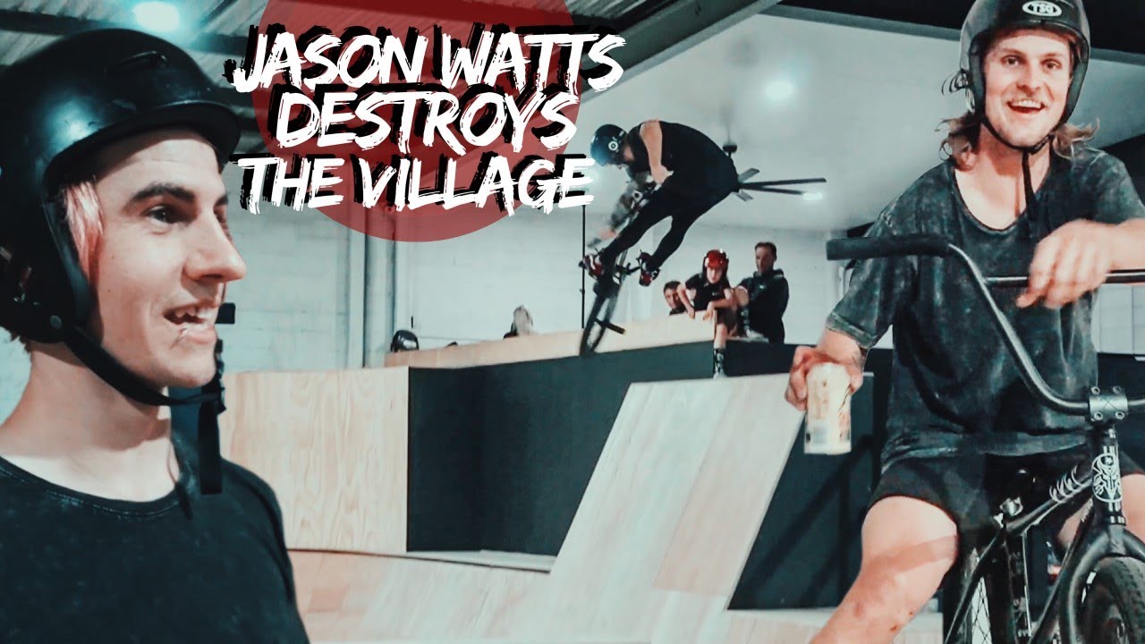 JASON WATTS DESTROYS THE VILLAGE SKATEPARK! - YouTube