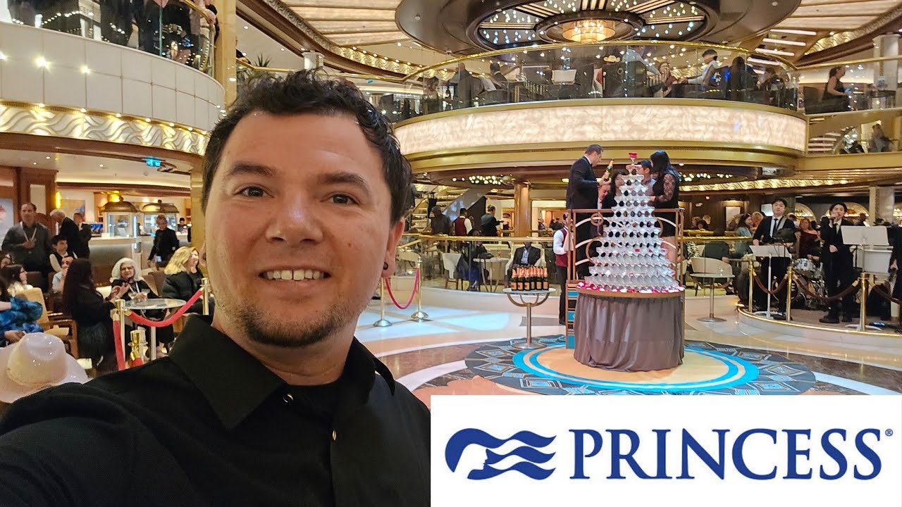 Discovery Princess 7-day Coastal cruise, day 3. Captains Champagne ...