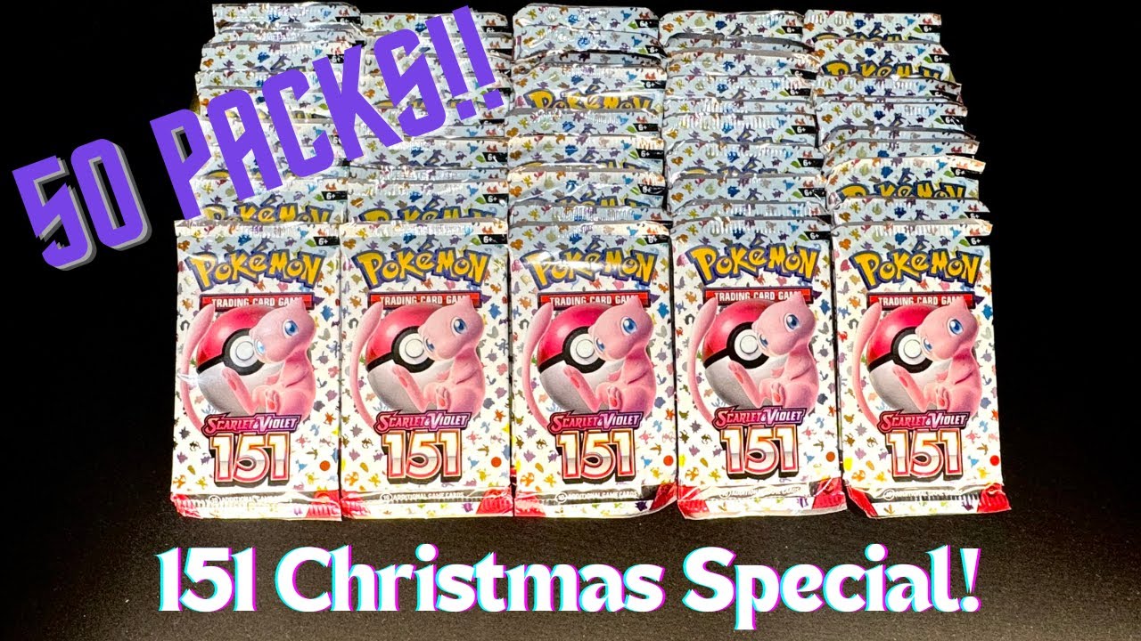 50x 151 PACK OPENING! Christmas Special! Another Charizard?! - YouTube