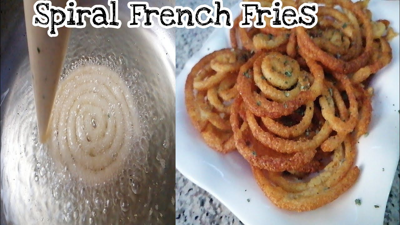 How to make spiral French fries - YouTube