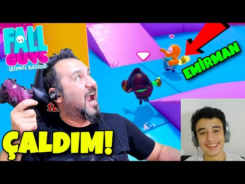 I BROKE MY GAMEPAD! I STOLE EMİRMAN'S TAIL! FALL GUYS FUNNY MOMENTS | WE'RE PLAYING FALL GUYS WIT...