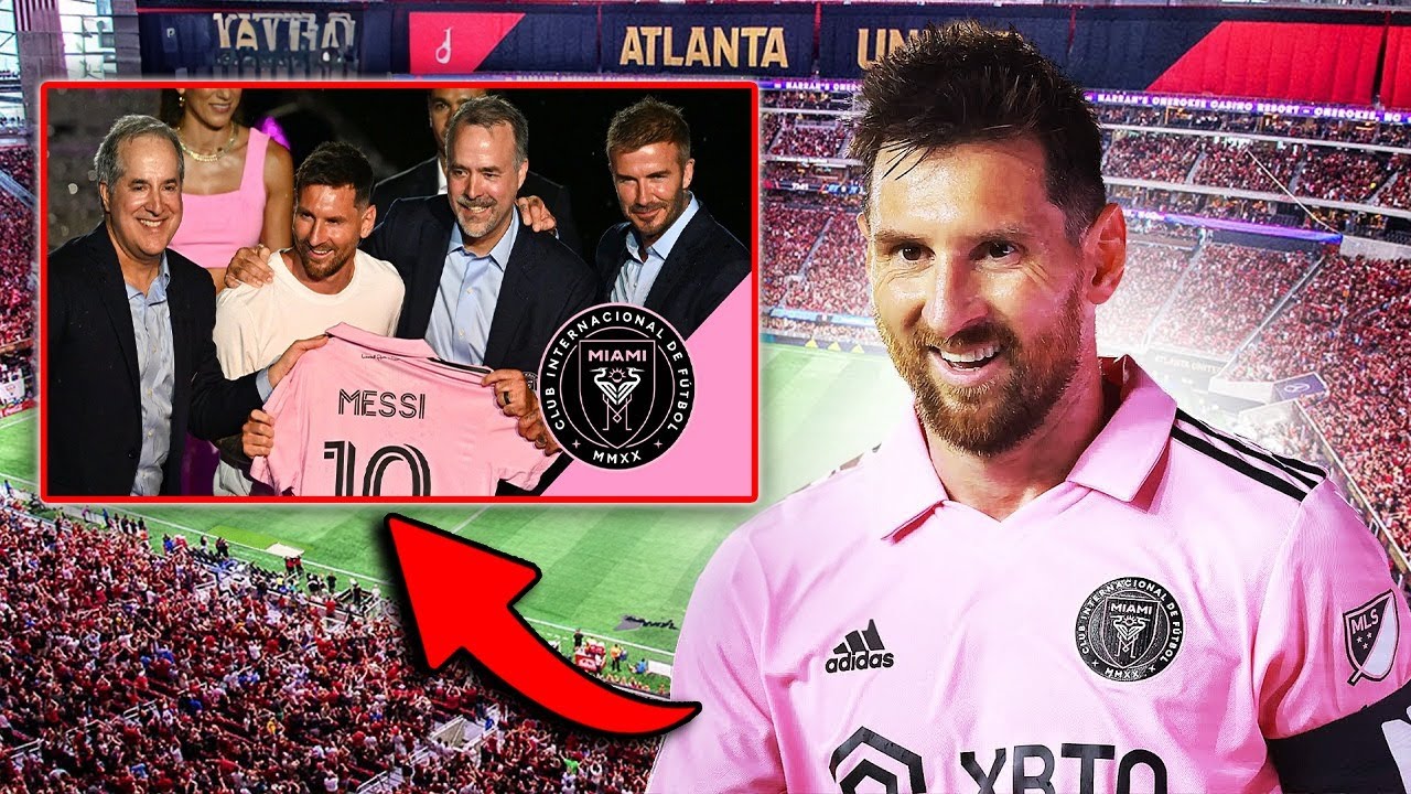 FIRST LOOK: Lionel Messi in Inter Miami! - YouTube