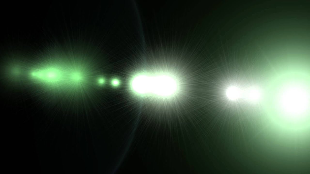 Lens Flare Green ANIMATION FREE FOOTAGE HD Black Background - YouTube