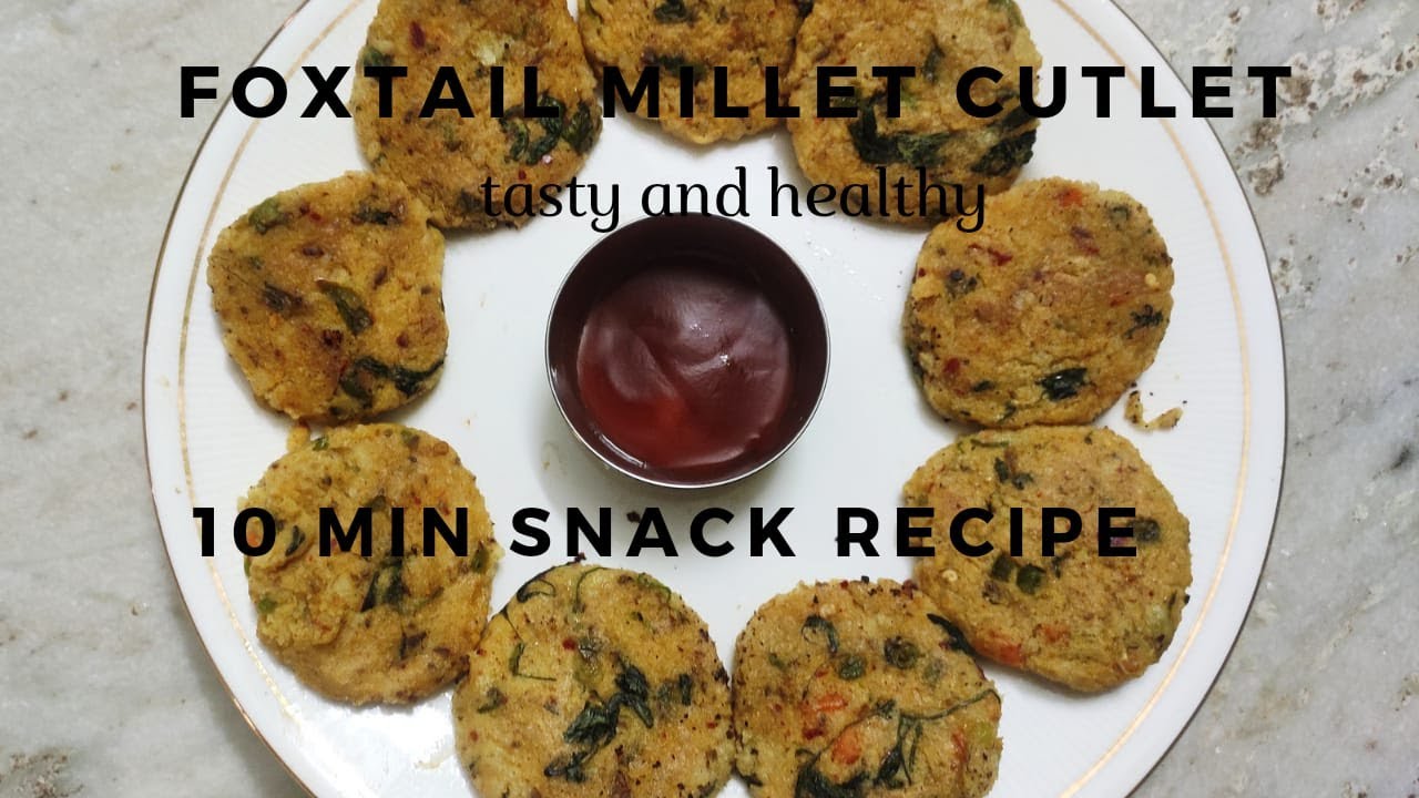 FOX TAIL MILLET CUTLET | KORRALU CUTLET - YouTube
