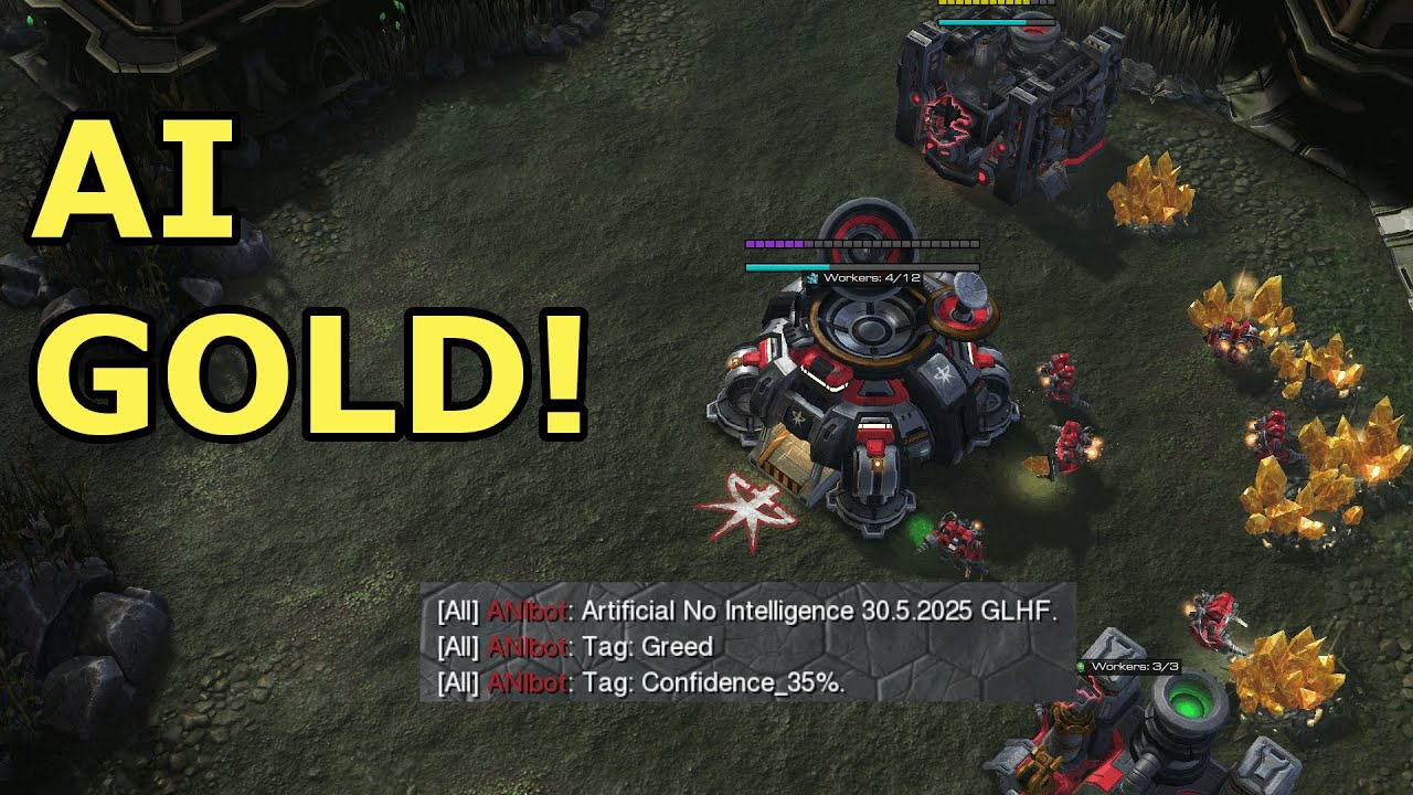GOLDEN SC2 AI - ANIBot vs BenBotBC - Starcraft 2 AI - YouTube
