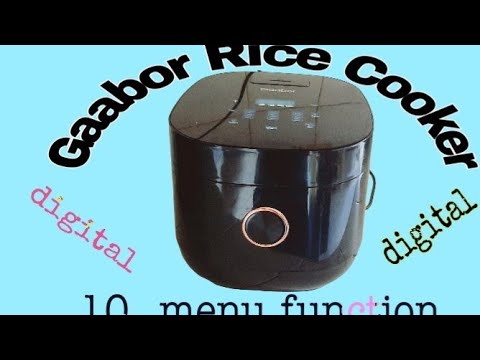 Unboxing of GAABOR Rice Cooker / 10 menu function - YouTube