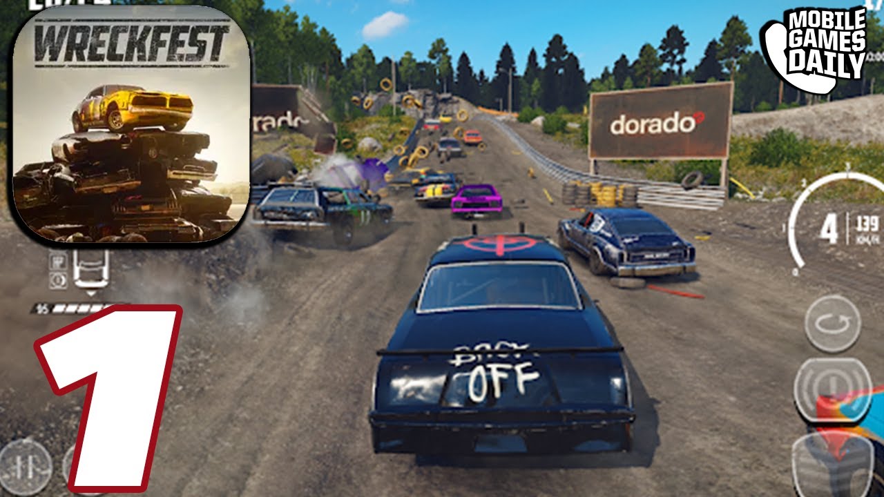 WRECKFEST Gameplay Walkthrough Part 1 (iOS Android) - YouTube