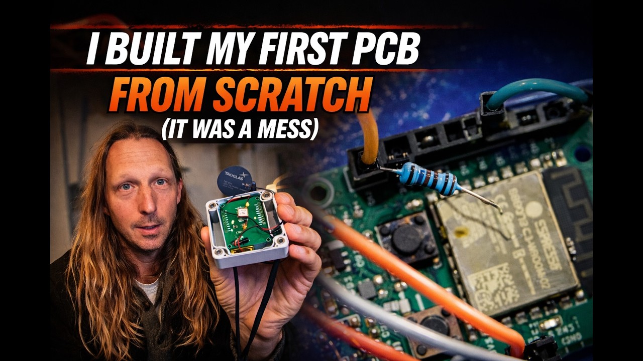 I Built My First PCB From Scratch (It Was a Mess) - YouTube