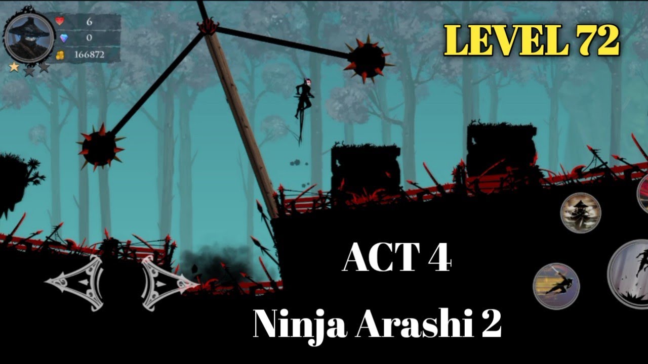 Ninja Arashi Act 4 Level 72 - YouTube