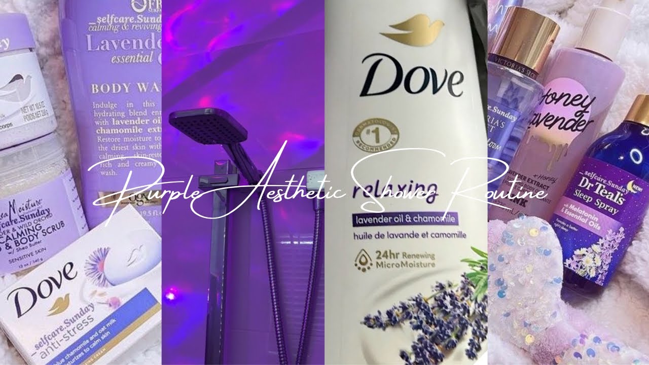 PURPLE SHOWER ROUTINE + Simple SHAVE ROUTINE | Shower VLOG | Purple ...