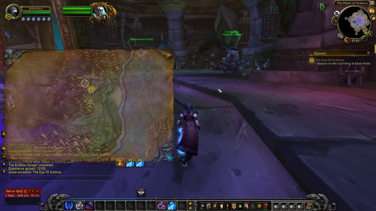 World Of Warcraft Quest Info: The Eye Of Acherus - YouTube