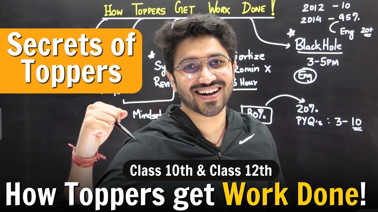 How Toppers get work Done | Class 12 & Class 10 - Boards & CUET - YouTube