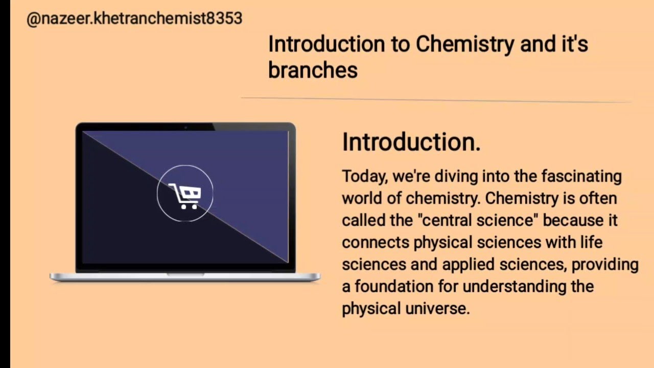 define chemistry and new branches of chemistry@ProfessorNazeer - YouTube