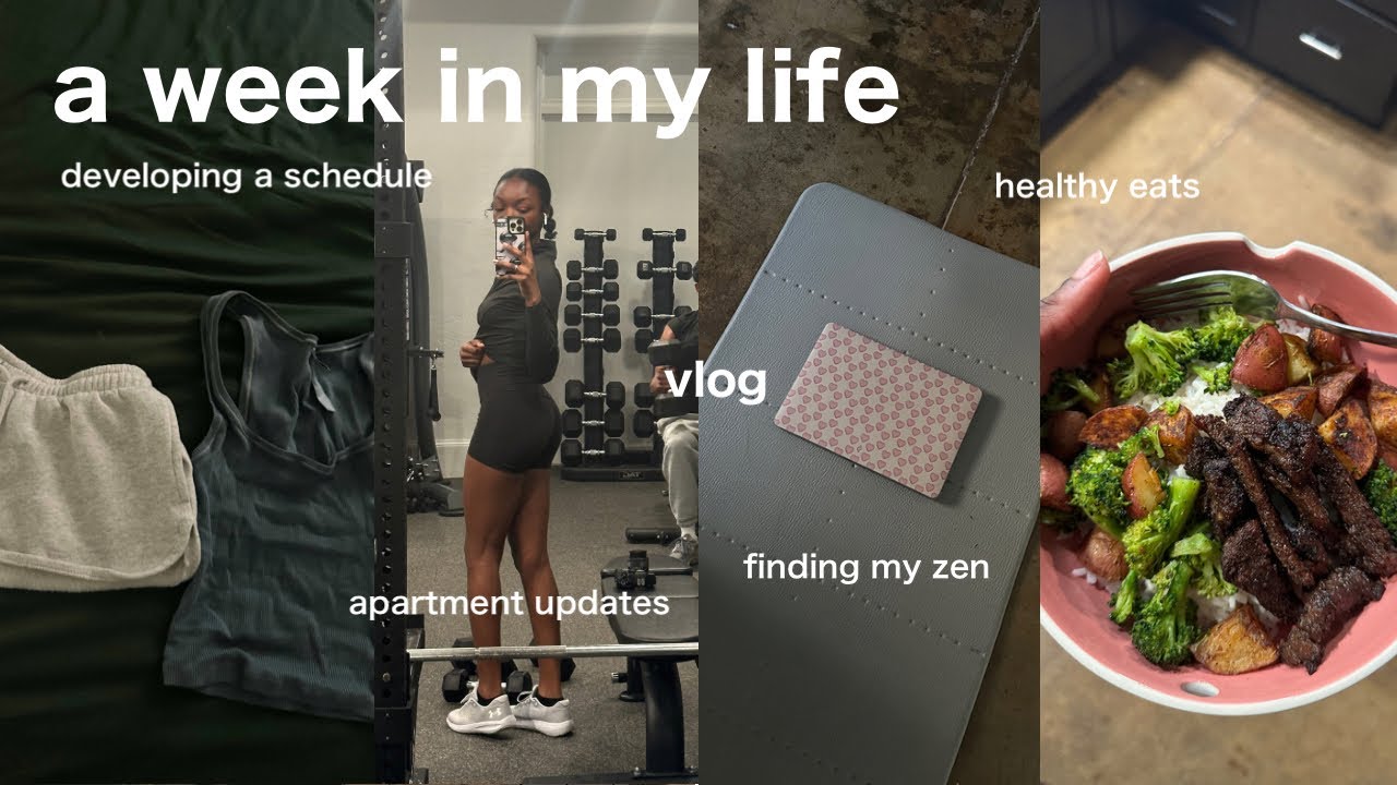 week in my life: getting it together | updates, getting on a schedule ...