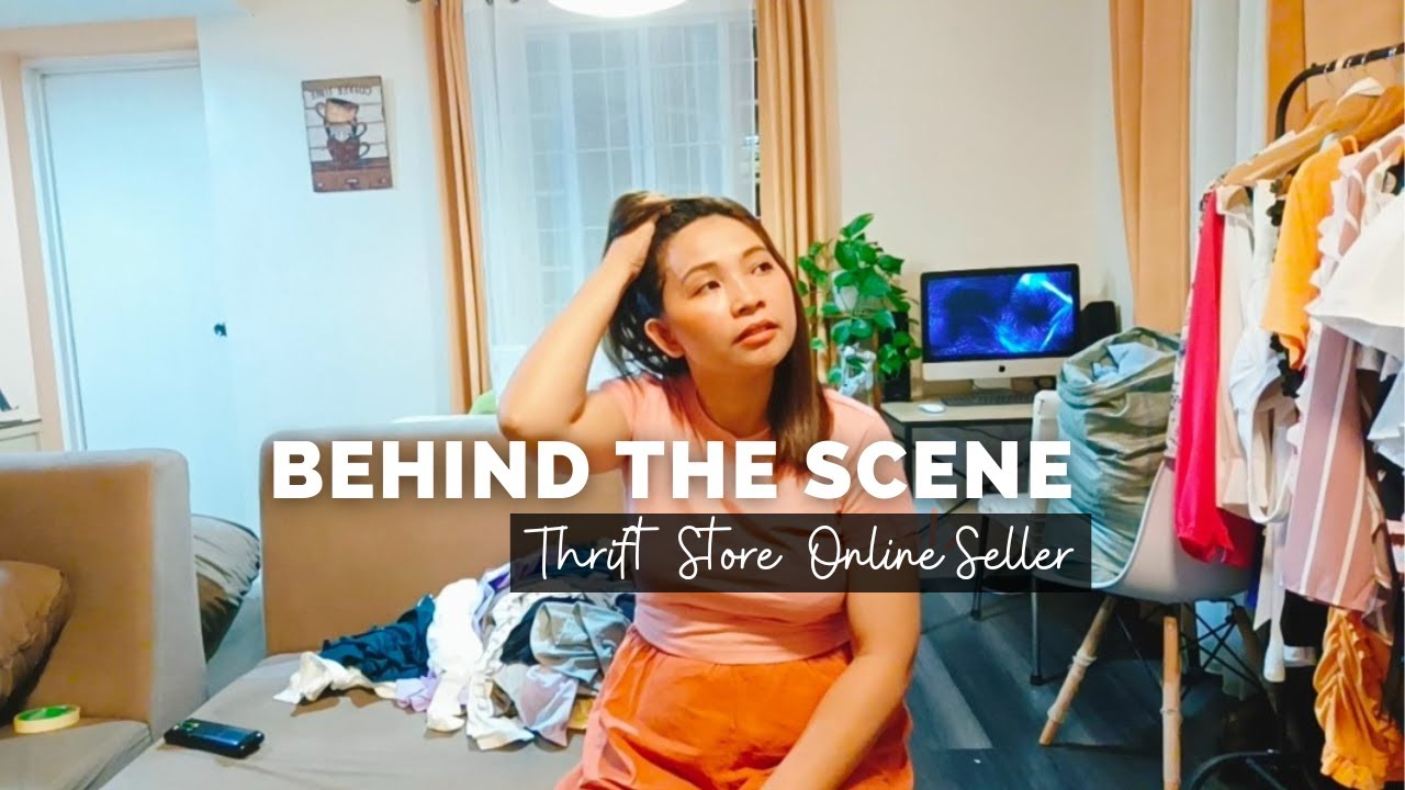 BEHIND THE SCENE'S THRIFT STORE ONLINE SELLER vlog' - YouTube