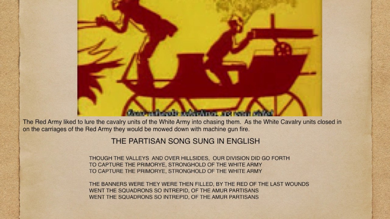 Amur Partisans song sung in English - YouTube