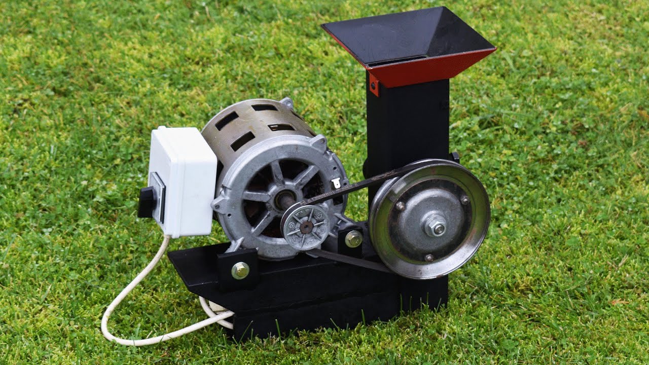 Nut Cracking Machine! Homemade - YouTube