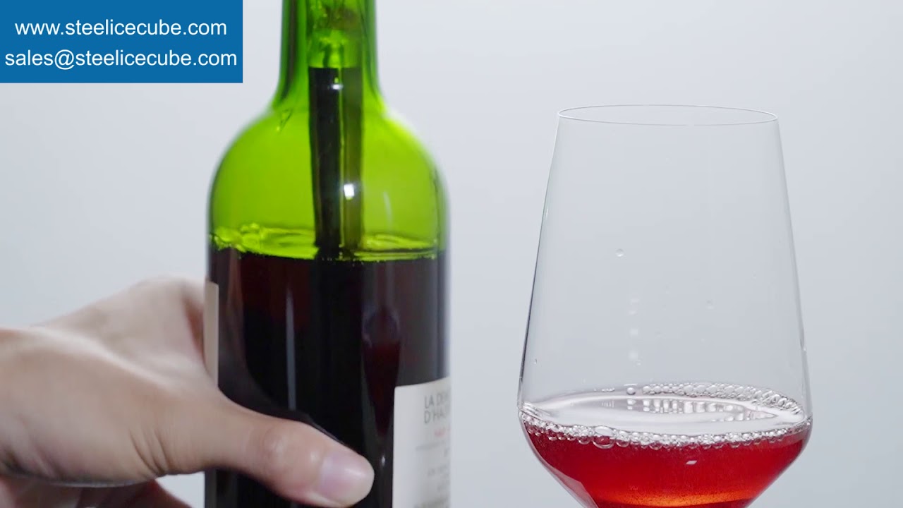 red wine chiller stick - YouTube