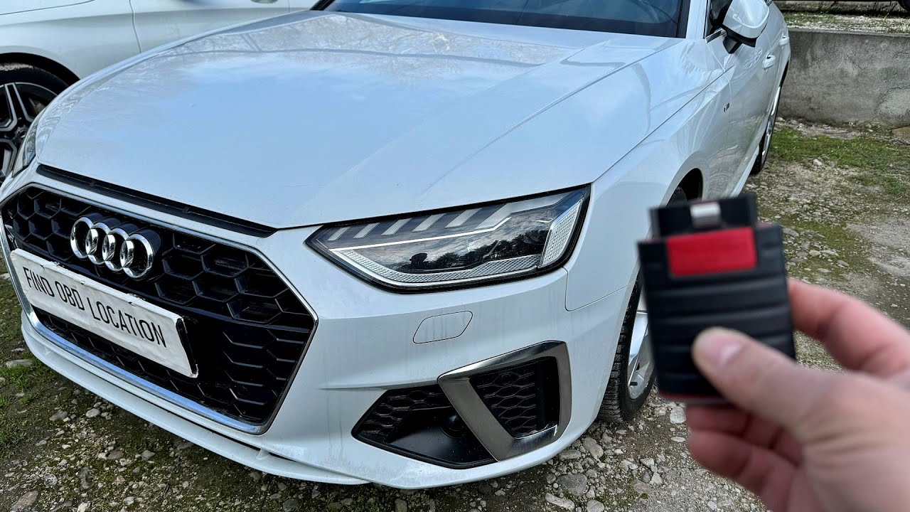 2020 Audi A4 B9 8W OBD port Location - YouTube