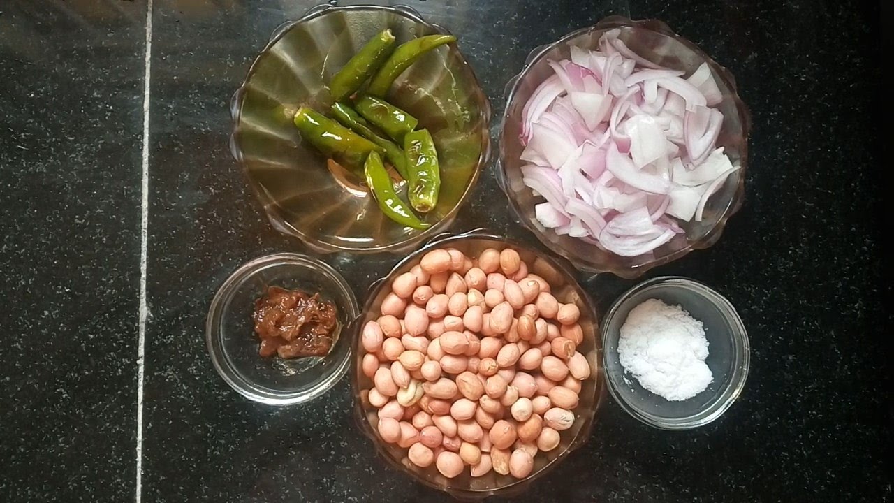 Groundnut Chutney/Verusanaga chutney/Palli chutney - YouTube