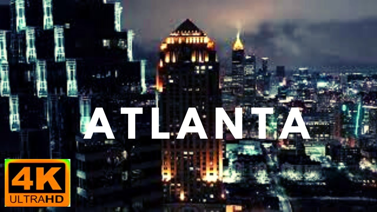 Atlanta At Night 4k, USA 🇺🇸 | 4K Drone Footage - YouTube