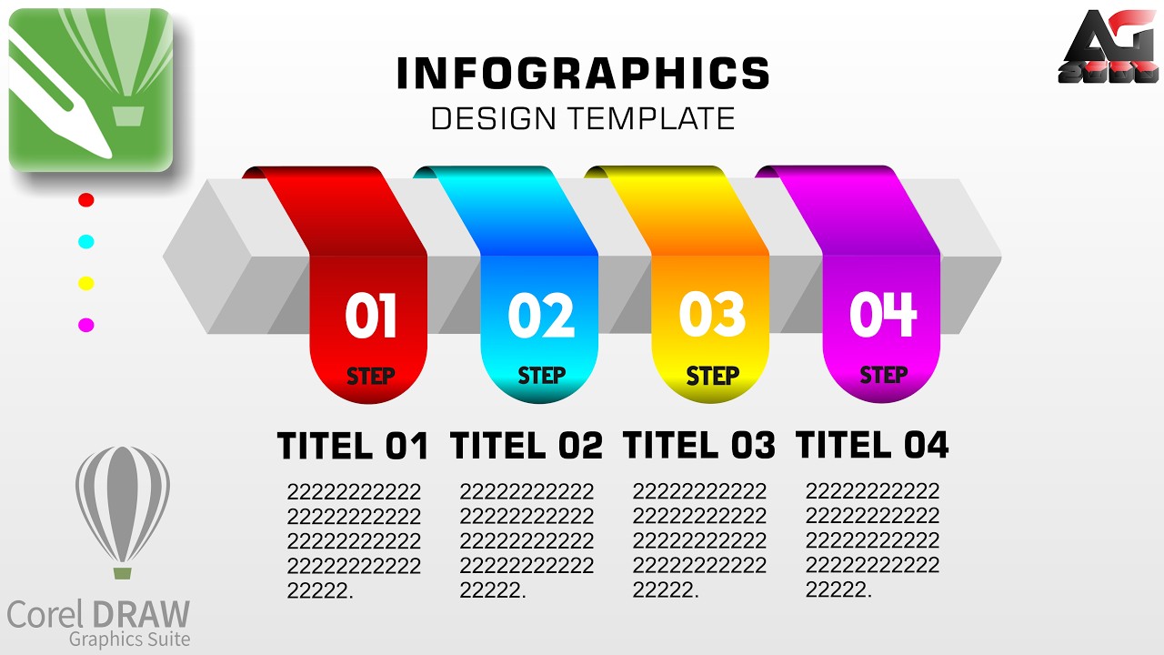 CorelDraw Infographic Design Tutorial & Template Guide - YouTube
