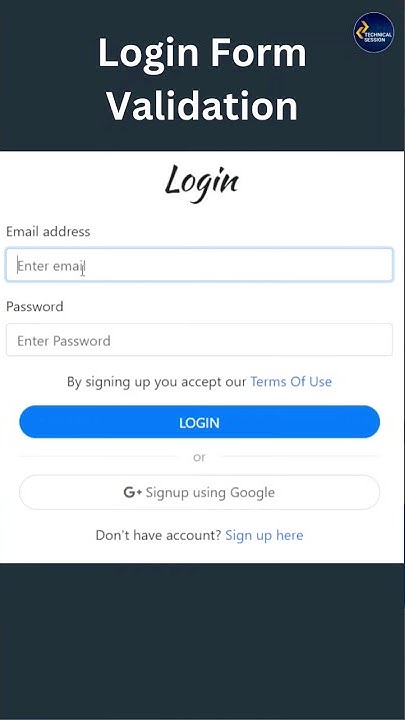 Login Form Validation in JavaScript | #youtubeshorts #viral #shorts # ...