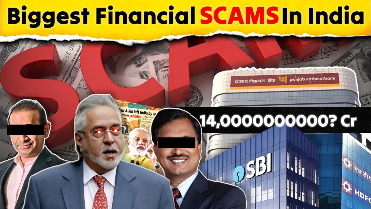 Biggest Financial Scams In India। भारत के सबसे बड़े घोटाले। MrSahil ...