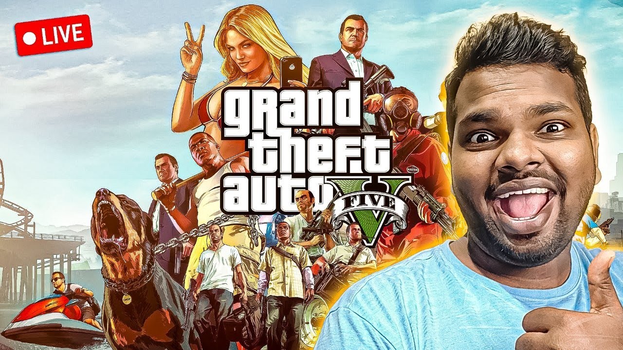 Grand Theft Auto V Story Live Stream#RKR995#8 - YouTube