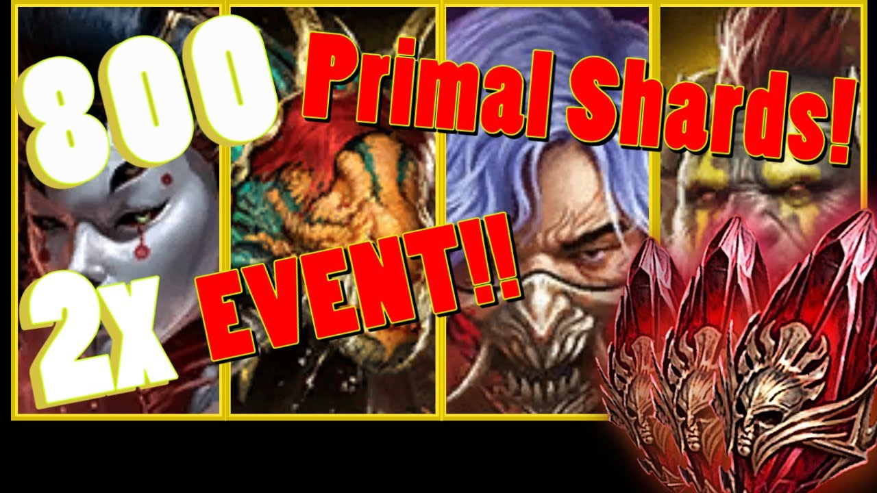 2x Mythical Event Pulling Over 800 Primal Shards!! Raid Shadow Legends ...